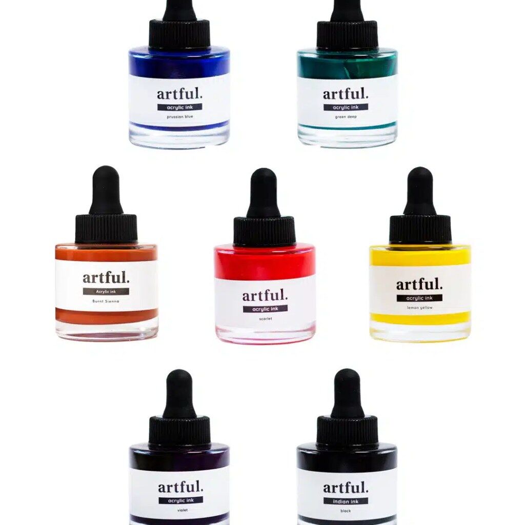 Artful Art School in a Box - Ink Art Kit - Aurum Art