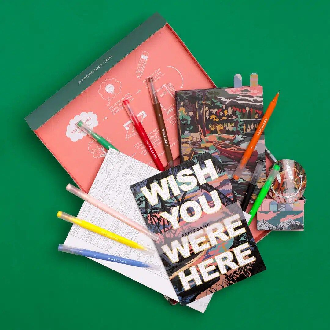 Papergang Bright Ideas Stationery Box - Aurum Art